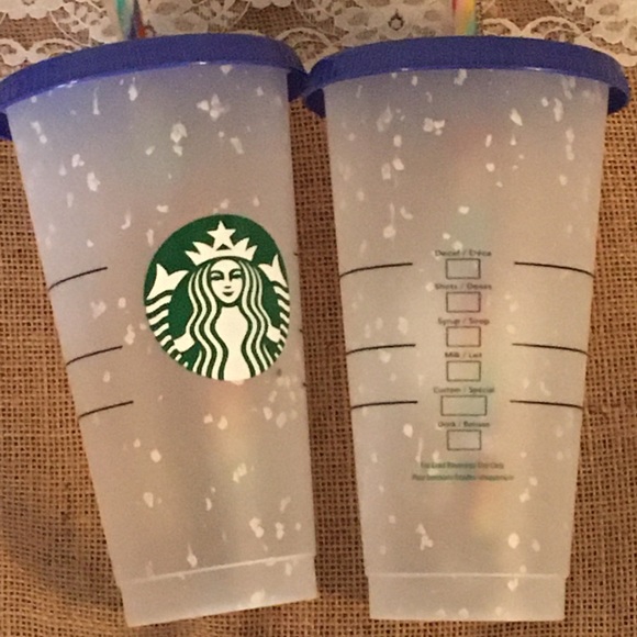 Starbucks | Kitchen | Starbucks Confetti Color Change Cold Cup 220 ...
